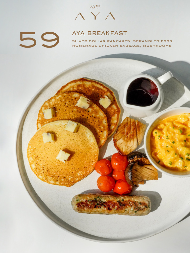 Aya Cafe Breakfast Poster | PDF