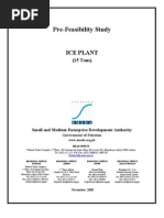 Design of An Ice Plant and Cold Storage Plant | PDF | Refrigeration | Ice