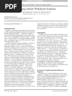 Glasgow Modified Alcohol Withdrawal Scale (GMAWS) | PDF