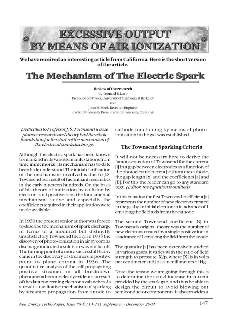 14-37 Arc Electron Avalanche | PDF | Photoelectric Effect | Electric ...