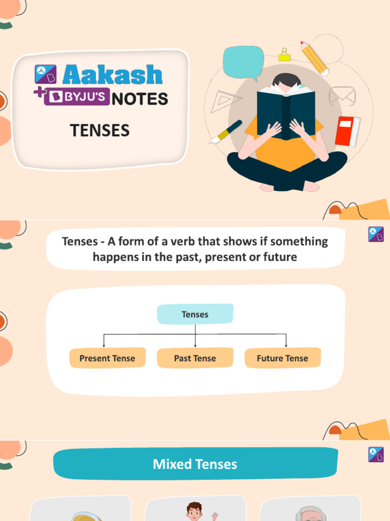 Classnotes - Tenses - Past, Present and Future | PDF