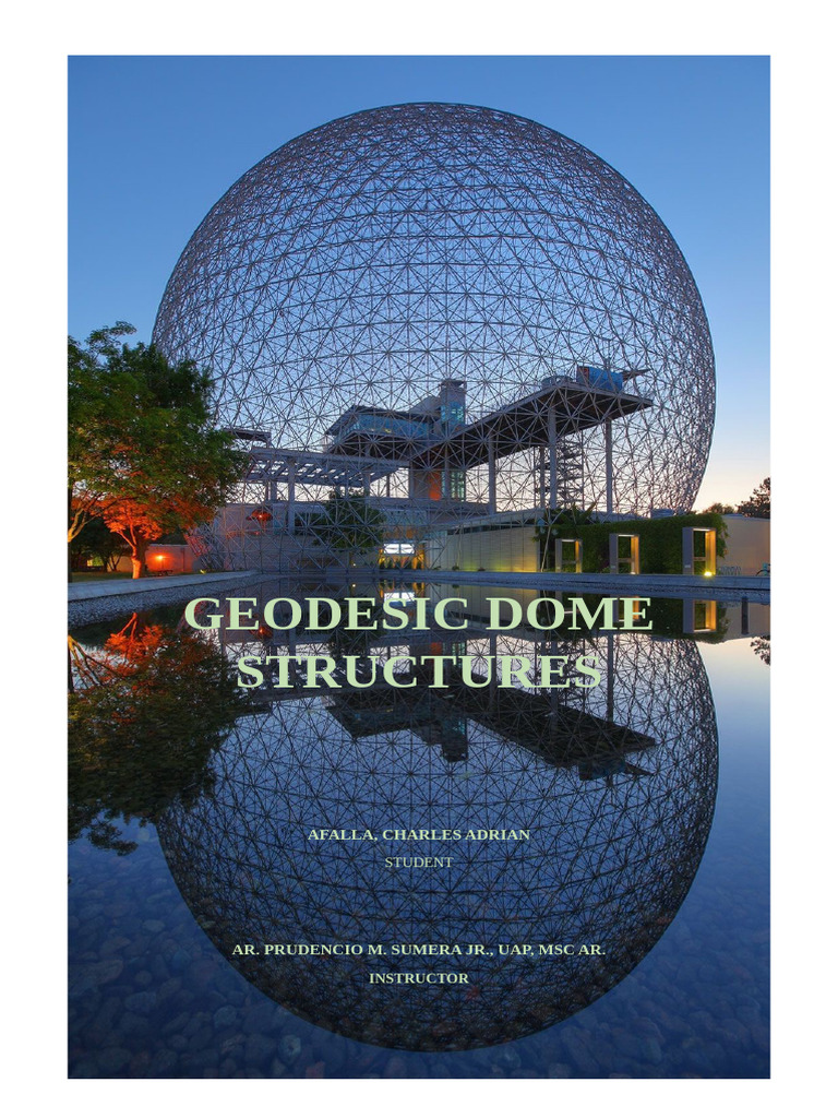 Geodesic Dome Structures | PDF | Dome | Sustainability