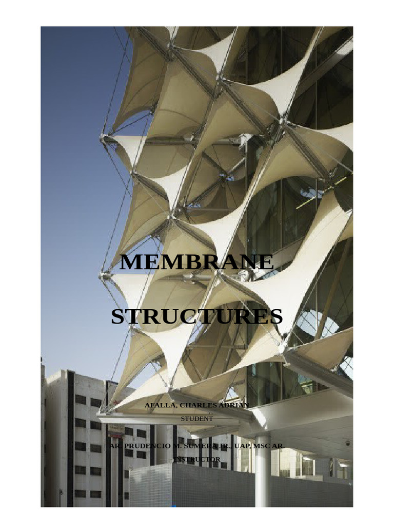 Membrane Structures: Characteristics & Cases | PDF