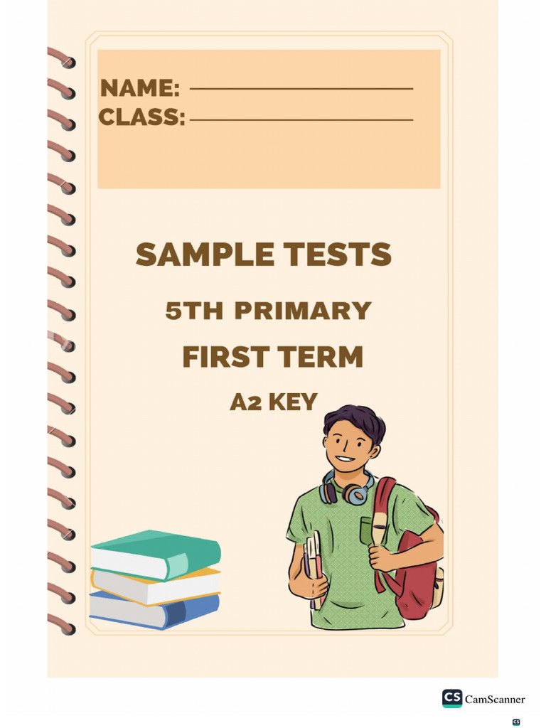 Fifth Primary Cambridge Booklet First Term | PDF