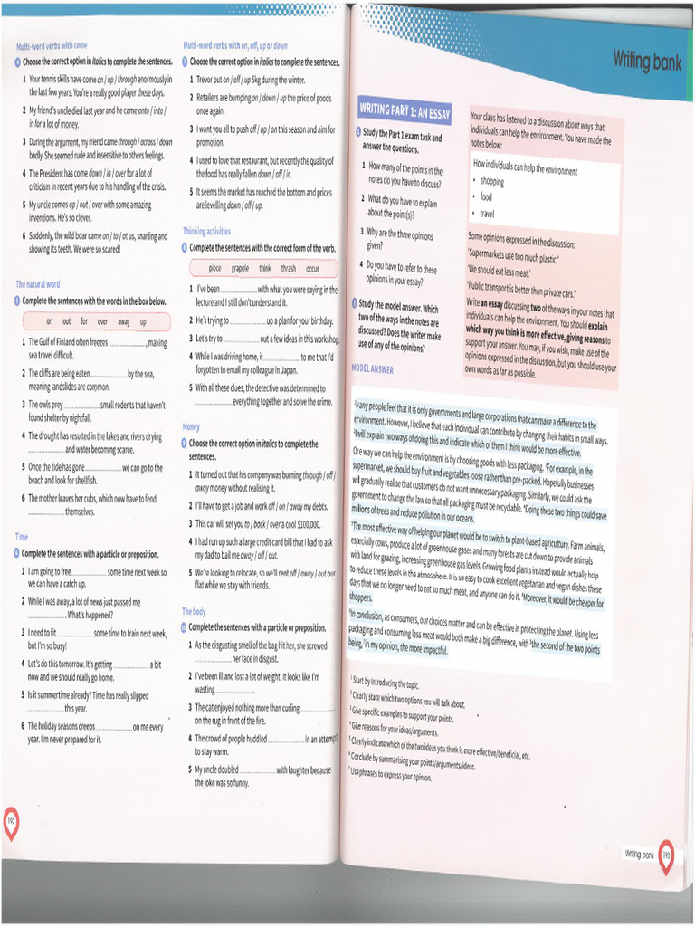 CAE Writing Bank 3rd | PDF