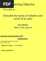 BBC - GCSE Bitesize - Types of Radiation | PDF | Radioactive Decay ...