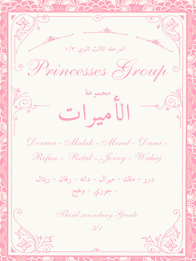 Princesses Group PDF | PDF