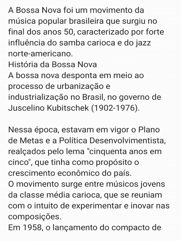 Bossa Nova | PDF