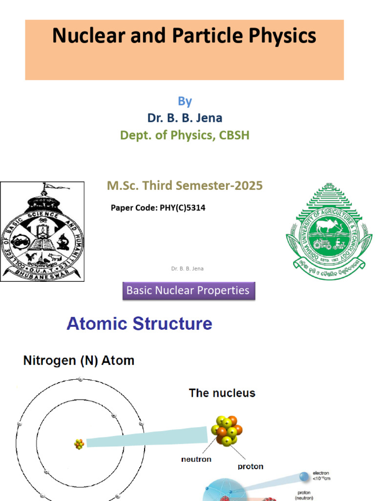 Basic Nuclear Physics BBJ | PDF