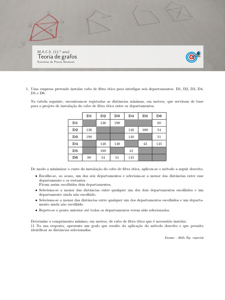 Grafos | PDF | Teoria dos Gráficos | Vértice (teoria dos gráficos)