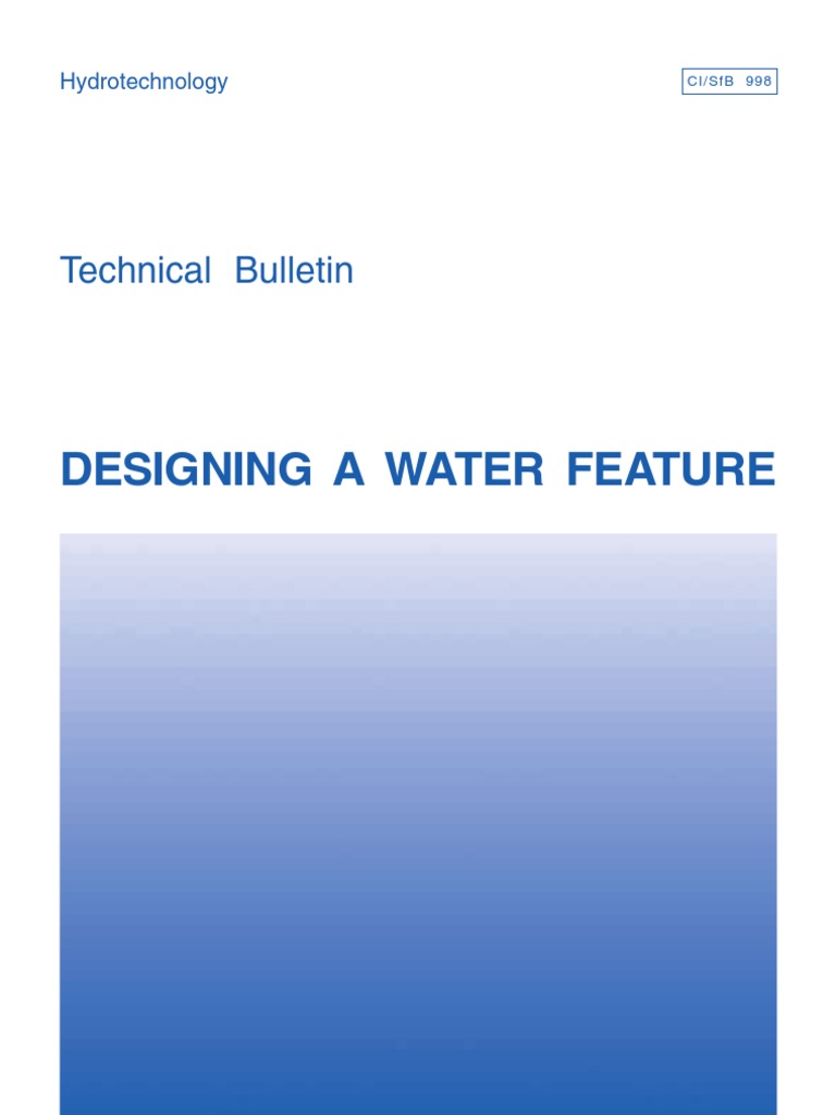 Designing A Water Feature - Tech Bulletin | PDF | Pipe (Fluid ...