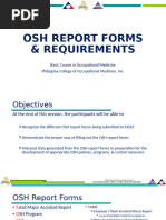 Matrix of OSH Reports | PDF | Occupational Safety And Health | Business