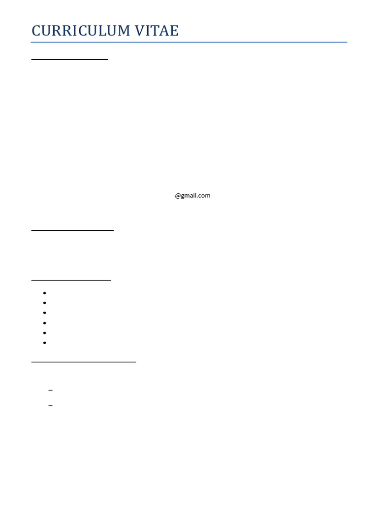 Alfred's CV | PDF