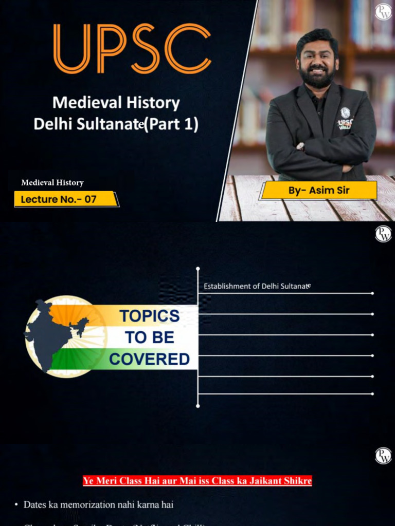 Medieval History - 07 Class Notes | PDF