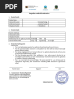Single Parent Helb Form | PDF