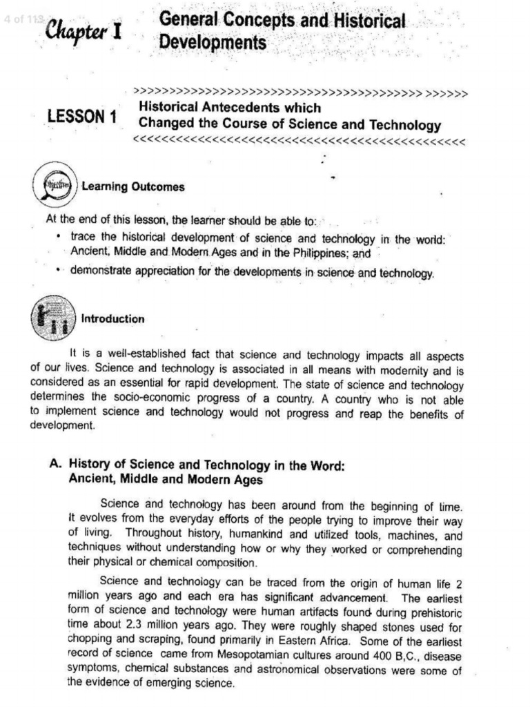 STS Chapter 1 - Lesson 1 | PDF