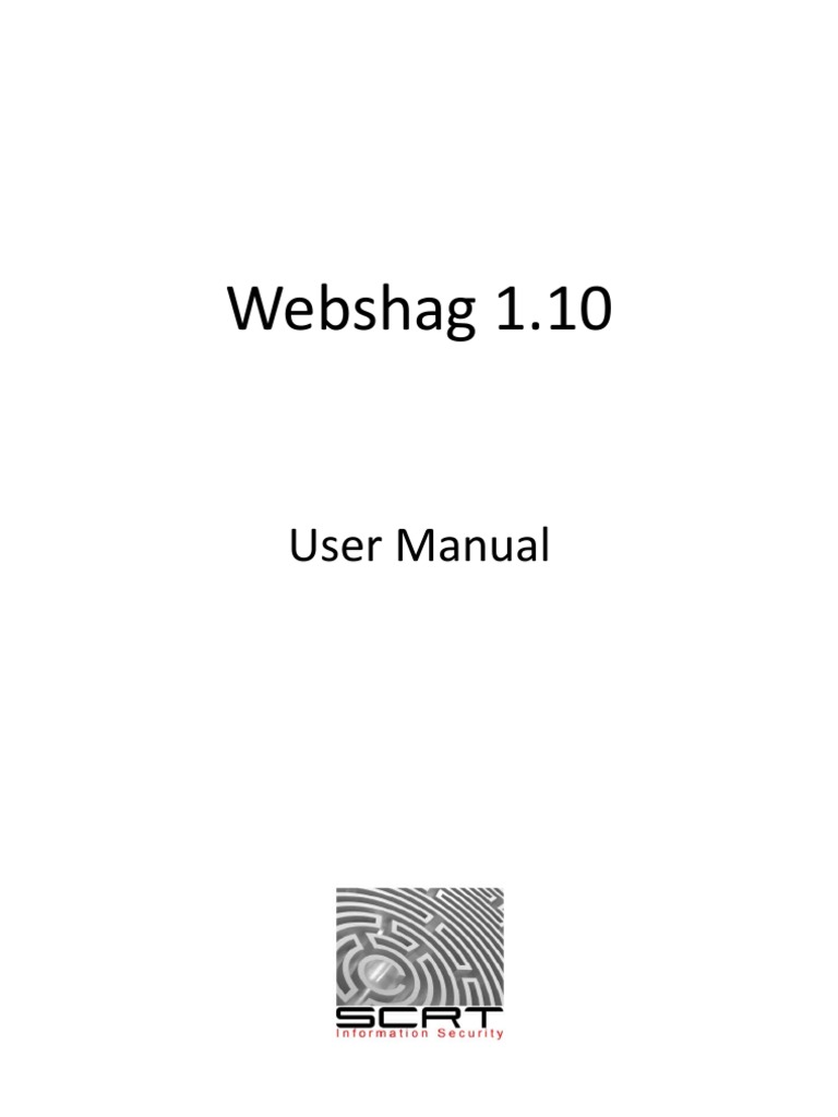A Comprehensive User Manual for Webshag 1.10, a Multi-Threaded Web ...