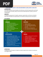 OH&S Objectives and Action Plan Template | PDF | Audit | Occupational ...