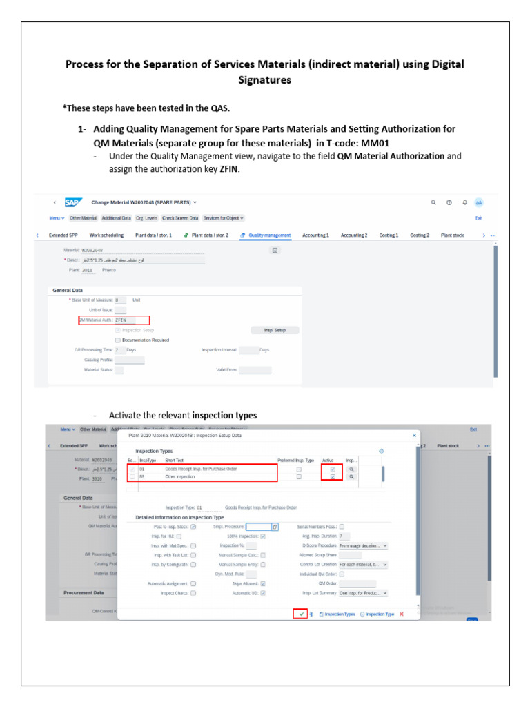 Process For The Separation of Services Materials Using Digital ...