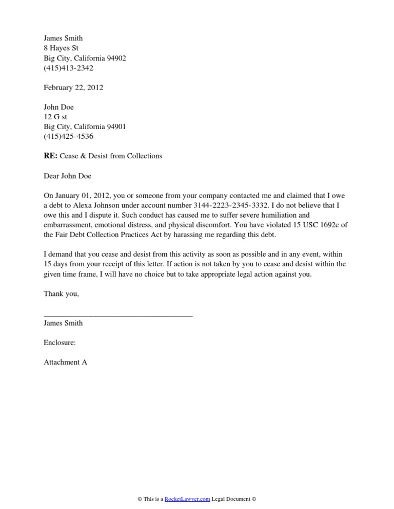 Cease and Desist for Harassment | PDF | Politics