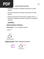 Ncert Marked Alcohol Phenol Ether | PDF | Ether | Aldehyde