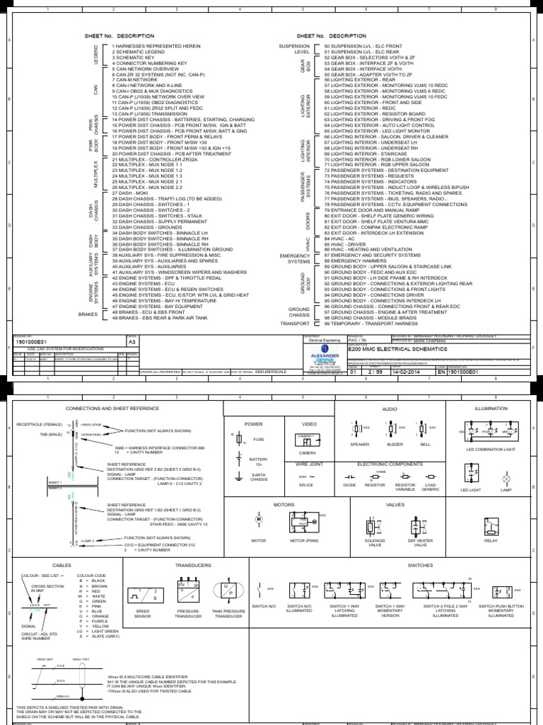 MMC Electrical Schematics Overview | PDF | Switch | Electrical Engineering