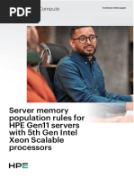 Server Memory and Persistent Memory Population Rules For HPE Gen10 Plus ...