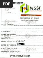 NSSF Template | PDF