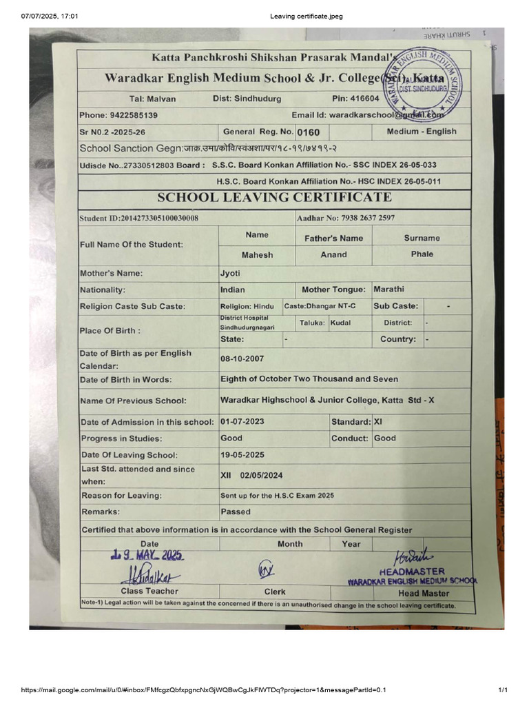 Leaving Certificate | PDF