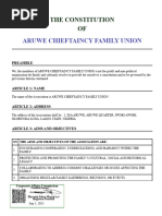 Family Constitution Sample | PDF | Committee | Feasibility Study