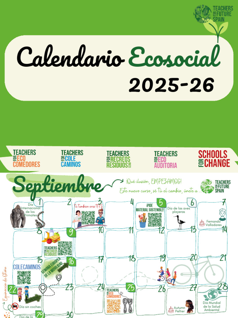 Calendario 25 26 Compressed | PDF | Biodiversidad | Entorno natural