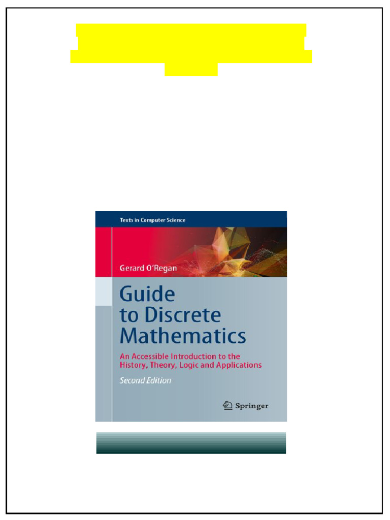 Guide to Discrete Mathematics: An Accessible Introduction to the ...