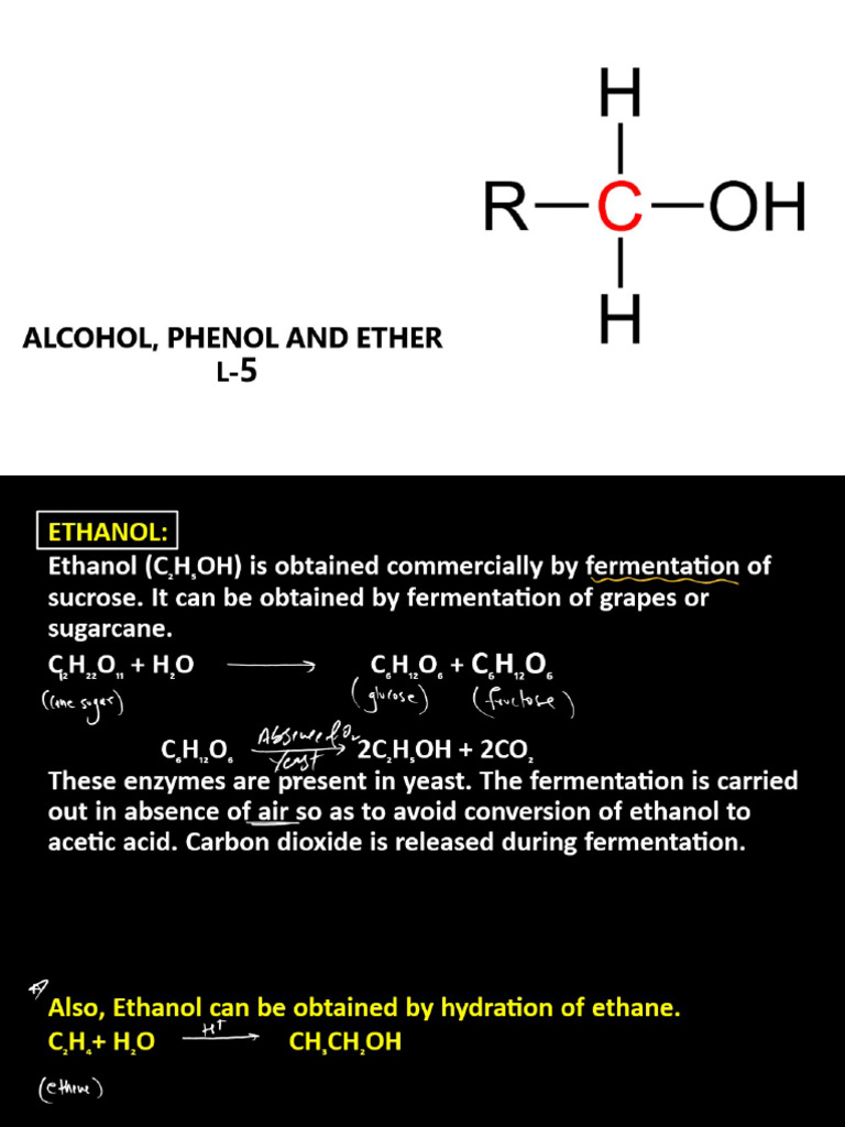 Alcohol Phenol and Ether L5 | PDF