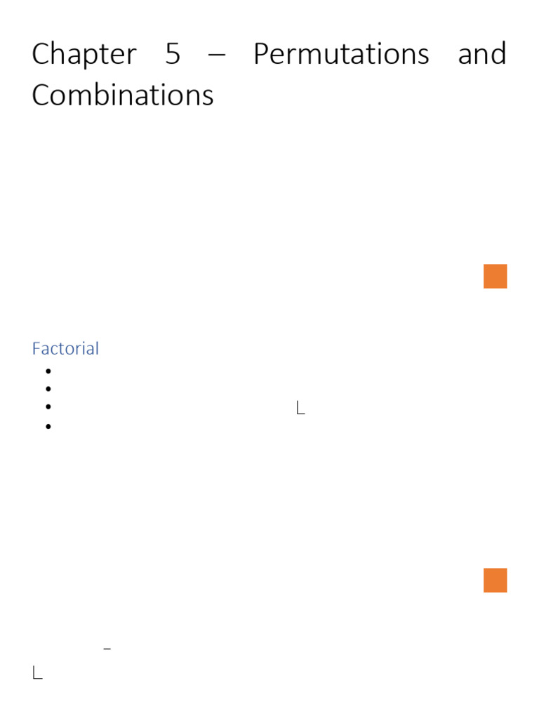 L7 - Permutations and Combinations | PDF | Mathematics | Discrete ...