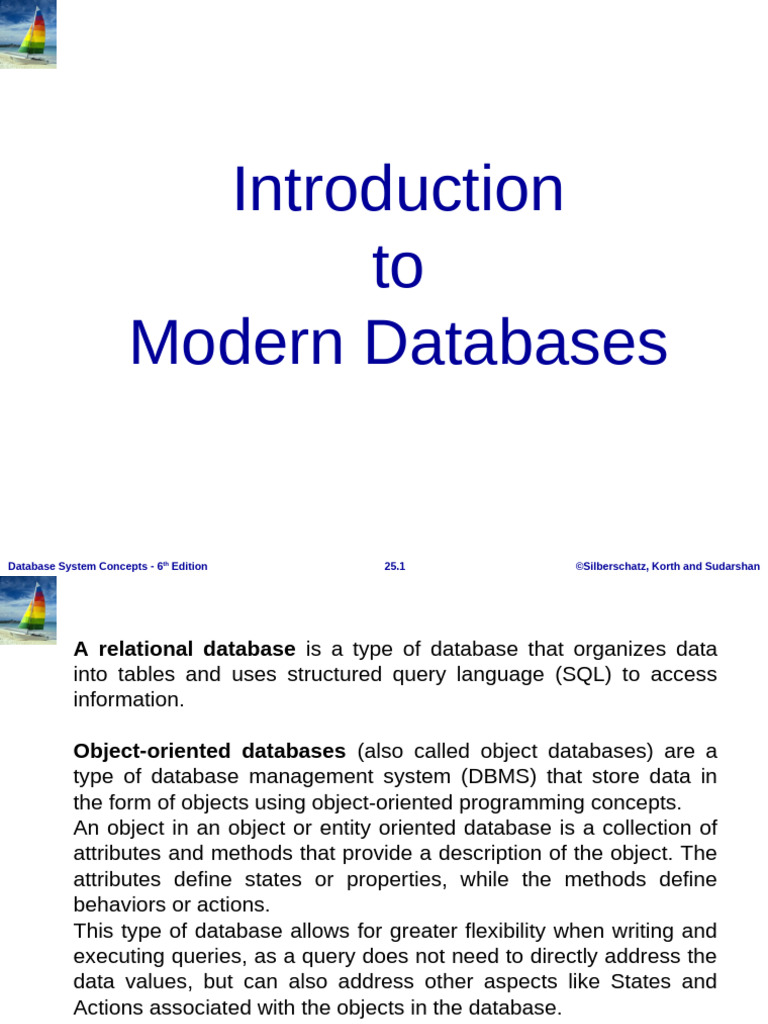 Chap 5 Introduction To Modern Databases | PDF | Inheritance (Object Oriented Programming ...