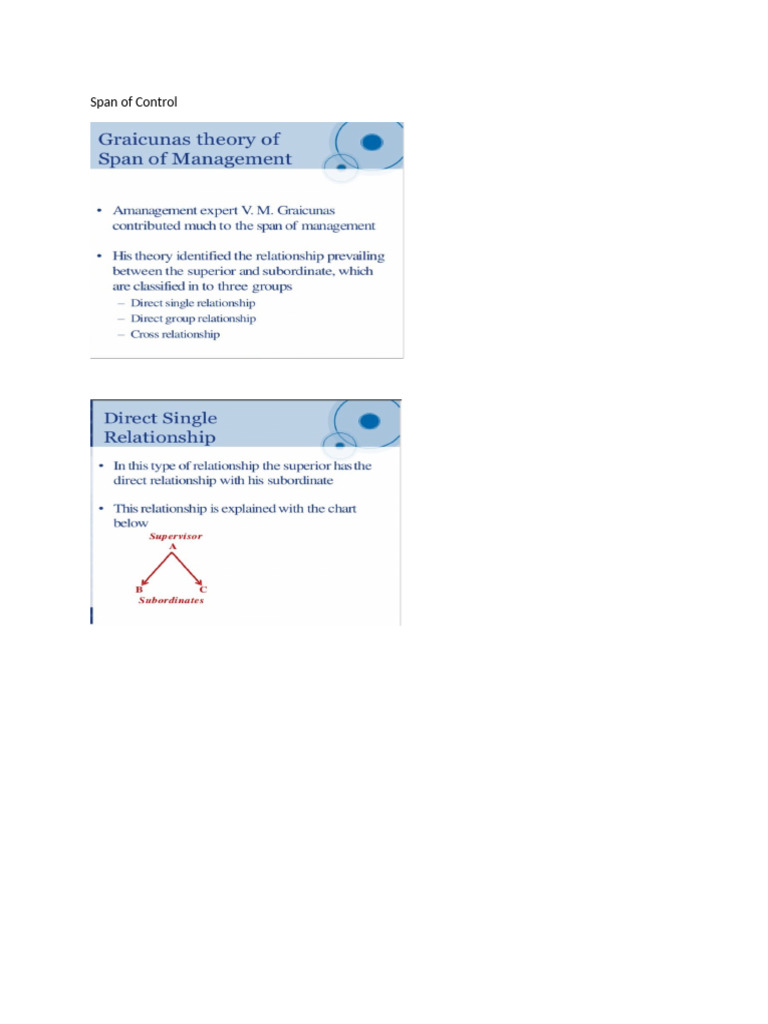 Understanding Span of Control Formulas | PDF
