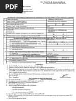 EPF - New Form No. 11 - Declaration Form | PDF | Access Control | Authentication