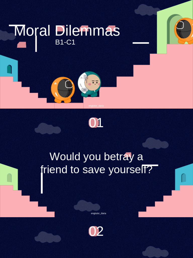 Moral Dilemmas - Squid Game B1-C1 Engtutor - Daria | PDF