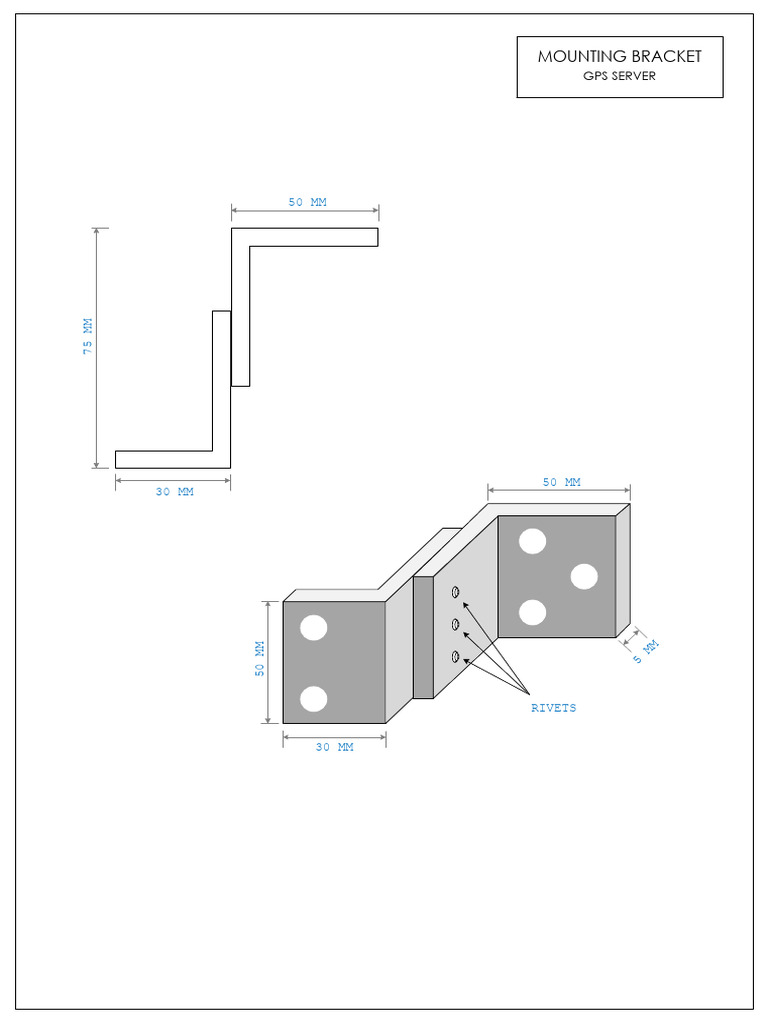 GPS Server Mounting Bracket v1 | PDF