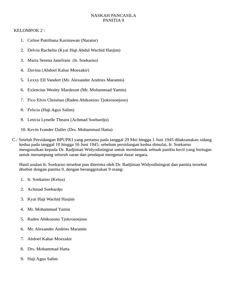 NASKAH PANCASILA | PDF
