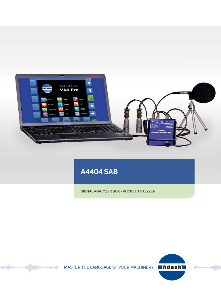 A4404 SAB Pocket Vibration Analyzer | PDF | Sampling (Signal Processing ...