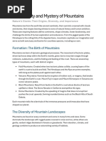 Understanding Mountain Definitions and Features | PDF | Mountains ...