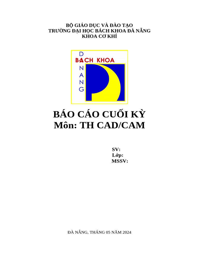 Báo Cáo TH CAD CAM | PDF