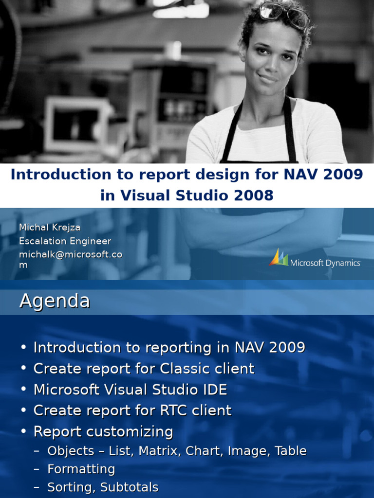 Introduction To Designing Reports and RDL in Visual Studio For RTC ...