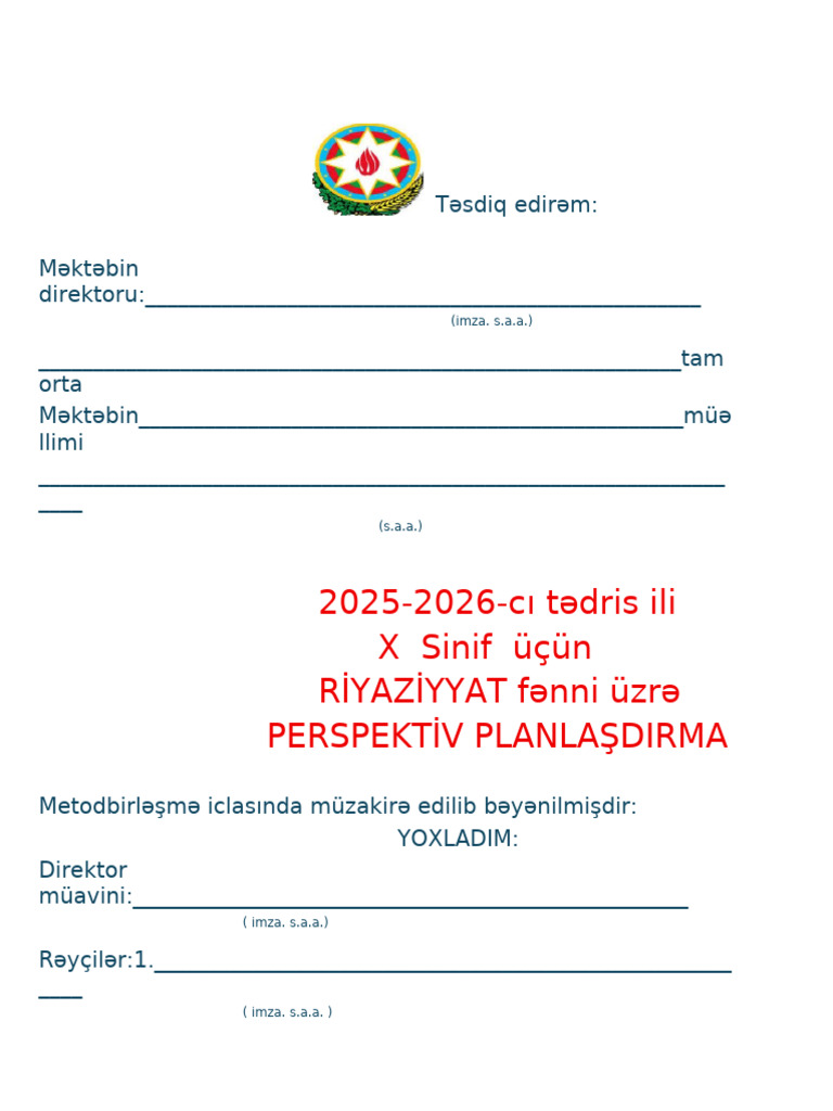 Proqram 10 | PDF