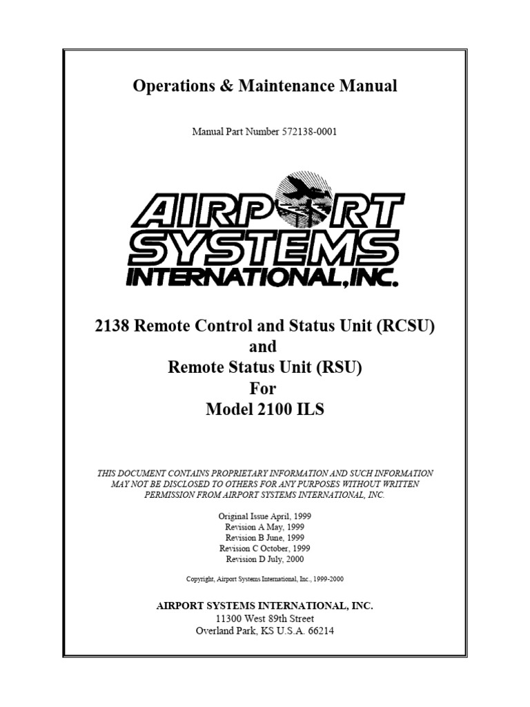 Operations & Maintenance Manual | PDF | Electrostatic Discharge | Legal Liability