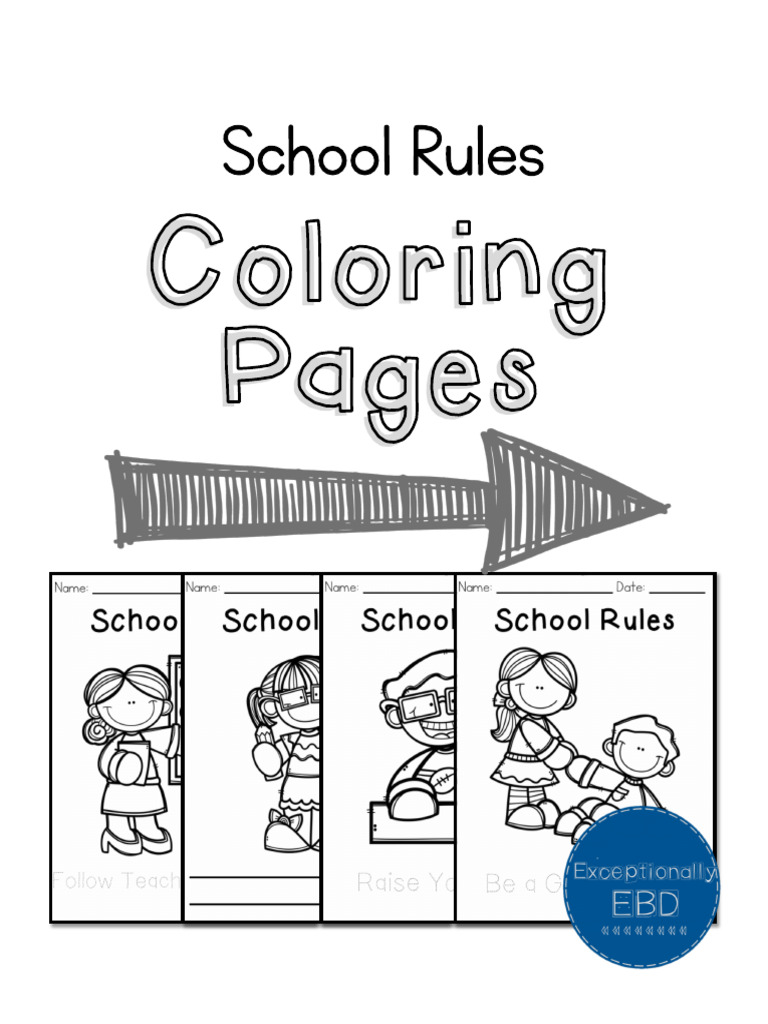 Classroom Rules Flashcards | PDF