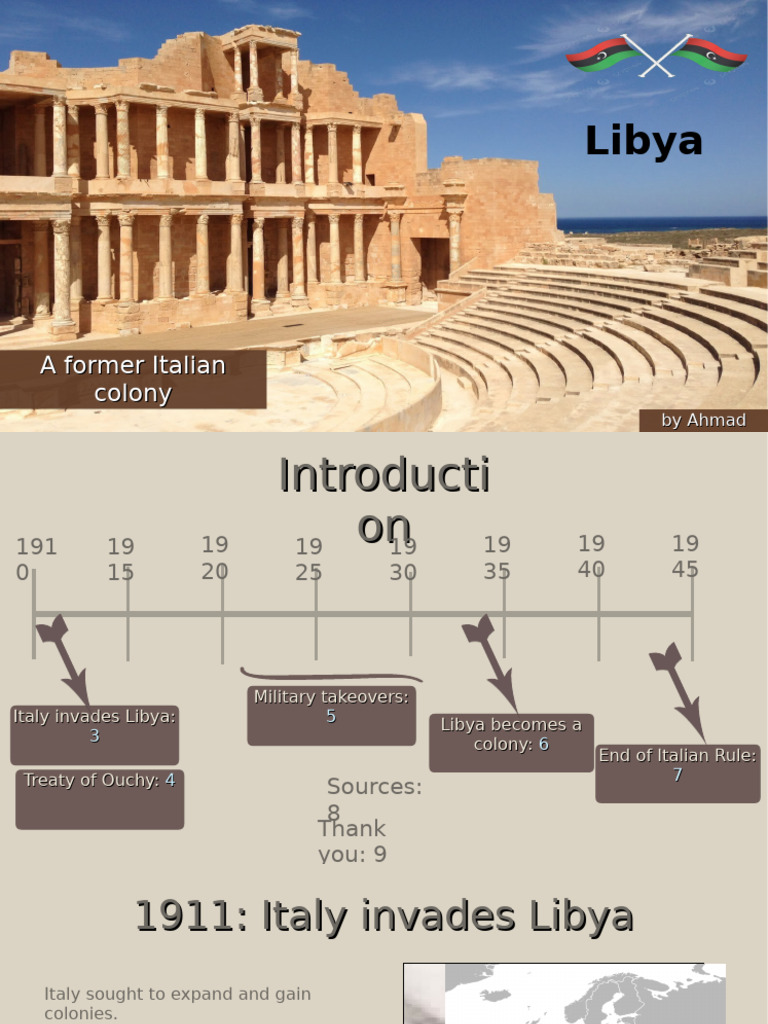 Italy's Invasion and Colonization of Libya | PDF | Libya