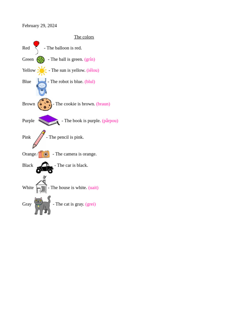 Colors | PDF