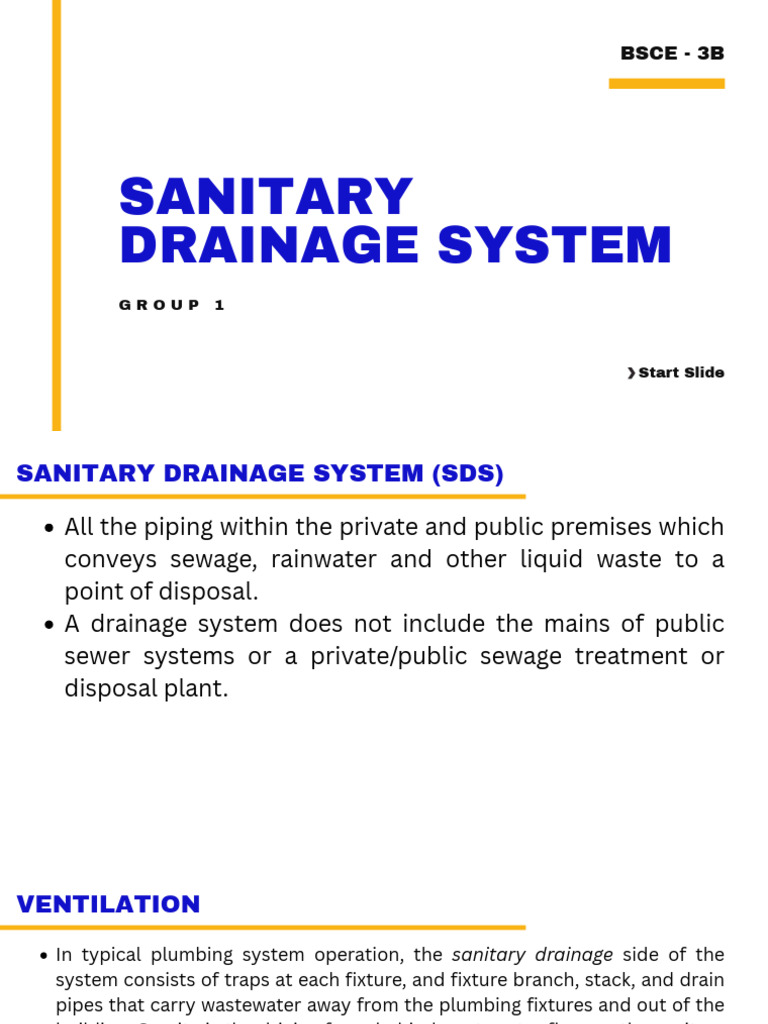 Overview of Sanitary Drainage Systems | PDF | Sanitary Sewer | Storm Drain